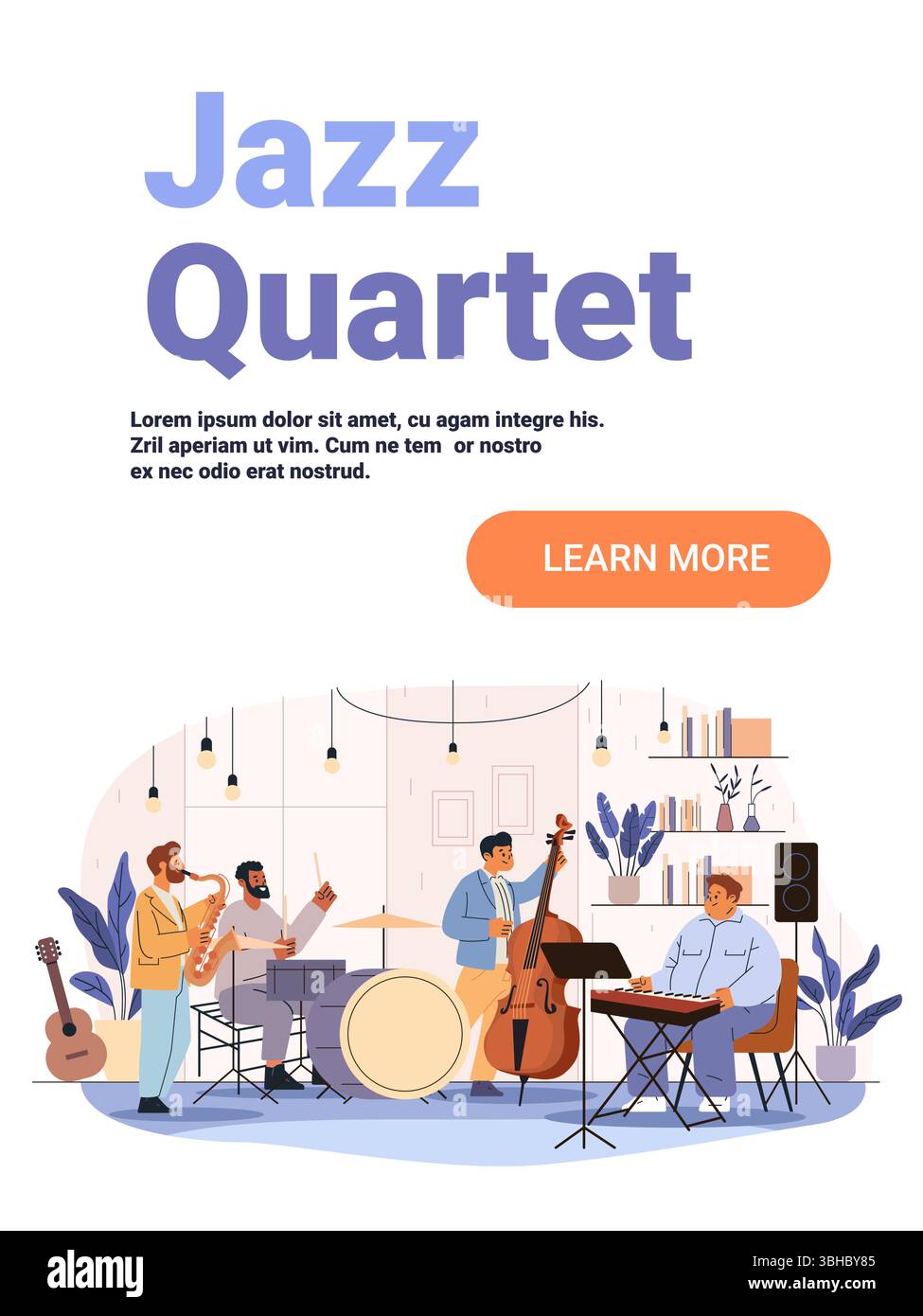 Band practice room Stock Vector Images - Alamy