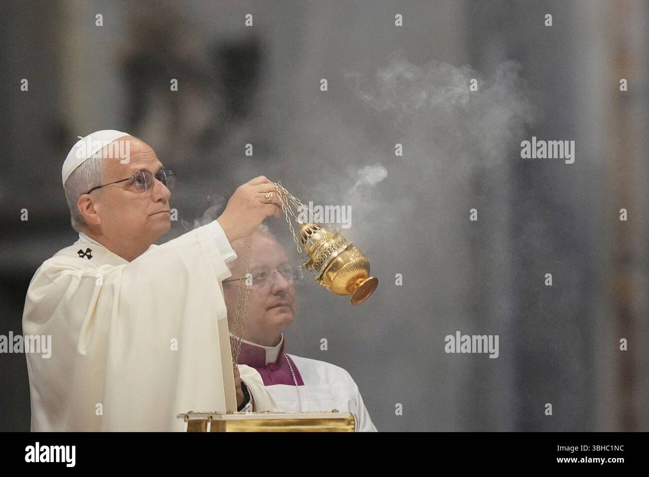 Pope Leo XIV celebrates a Mass for the Jubilee of the Holy See in the ...