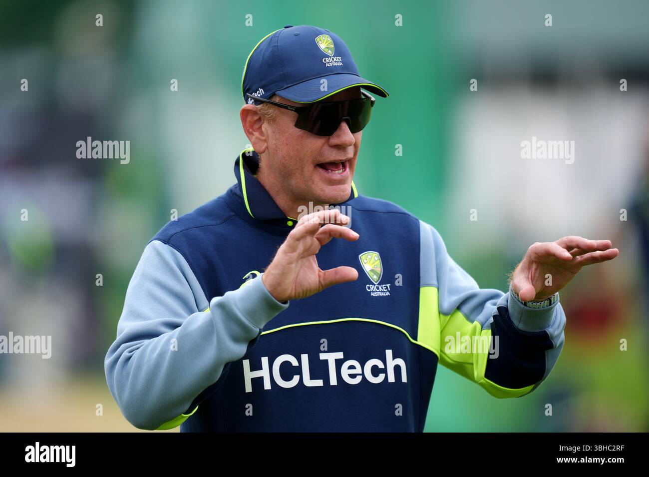 Australia head coach Andrew McDonald during a nets session at Lord's ...