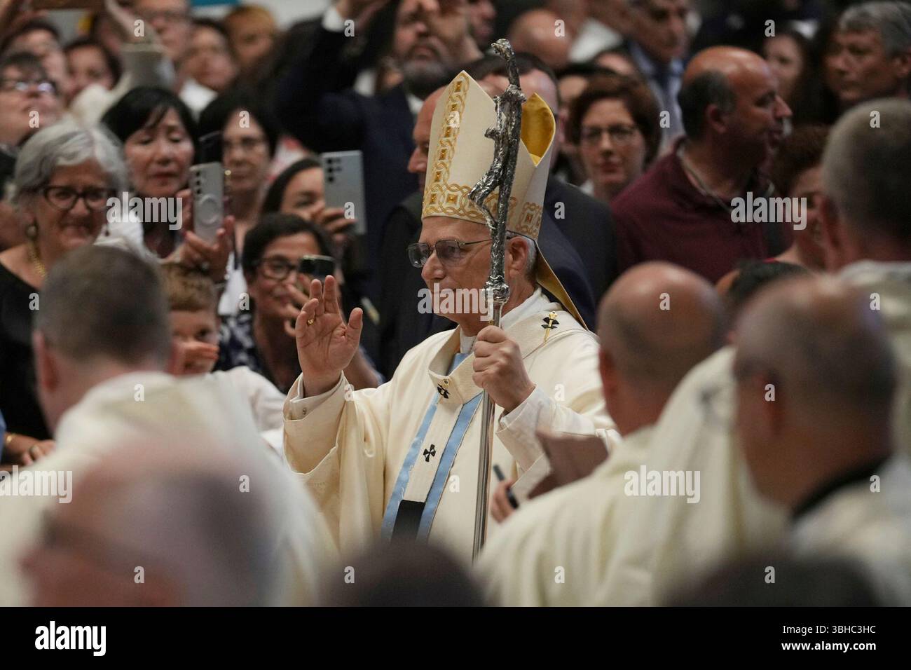 Pope Leo XIV celebrates a Mass for the Jubilee of the Holy See in the ...