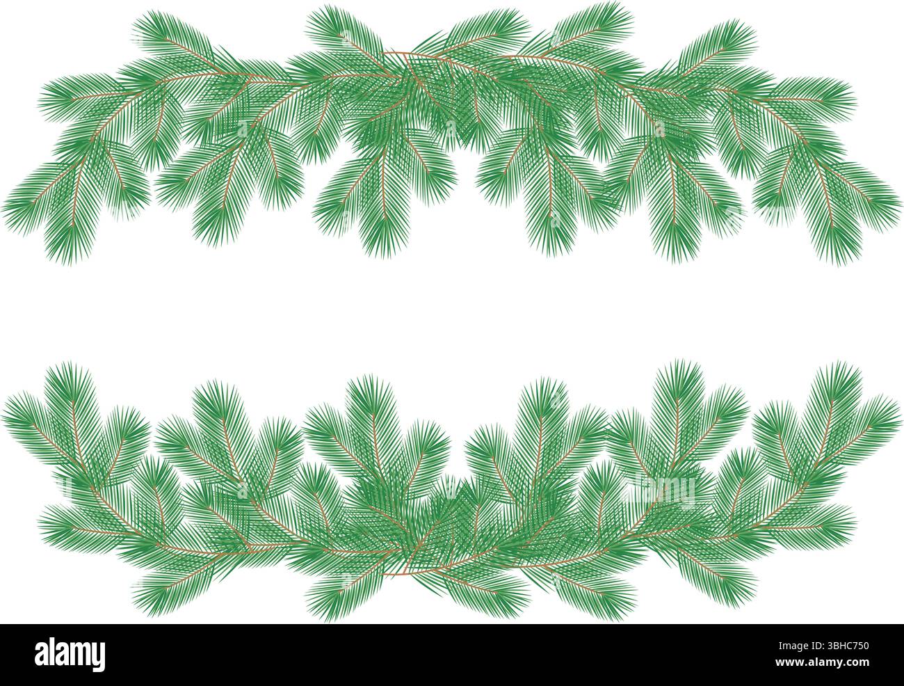 Garland frame clipart Stock Vector Images - Alamy