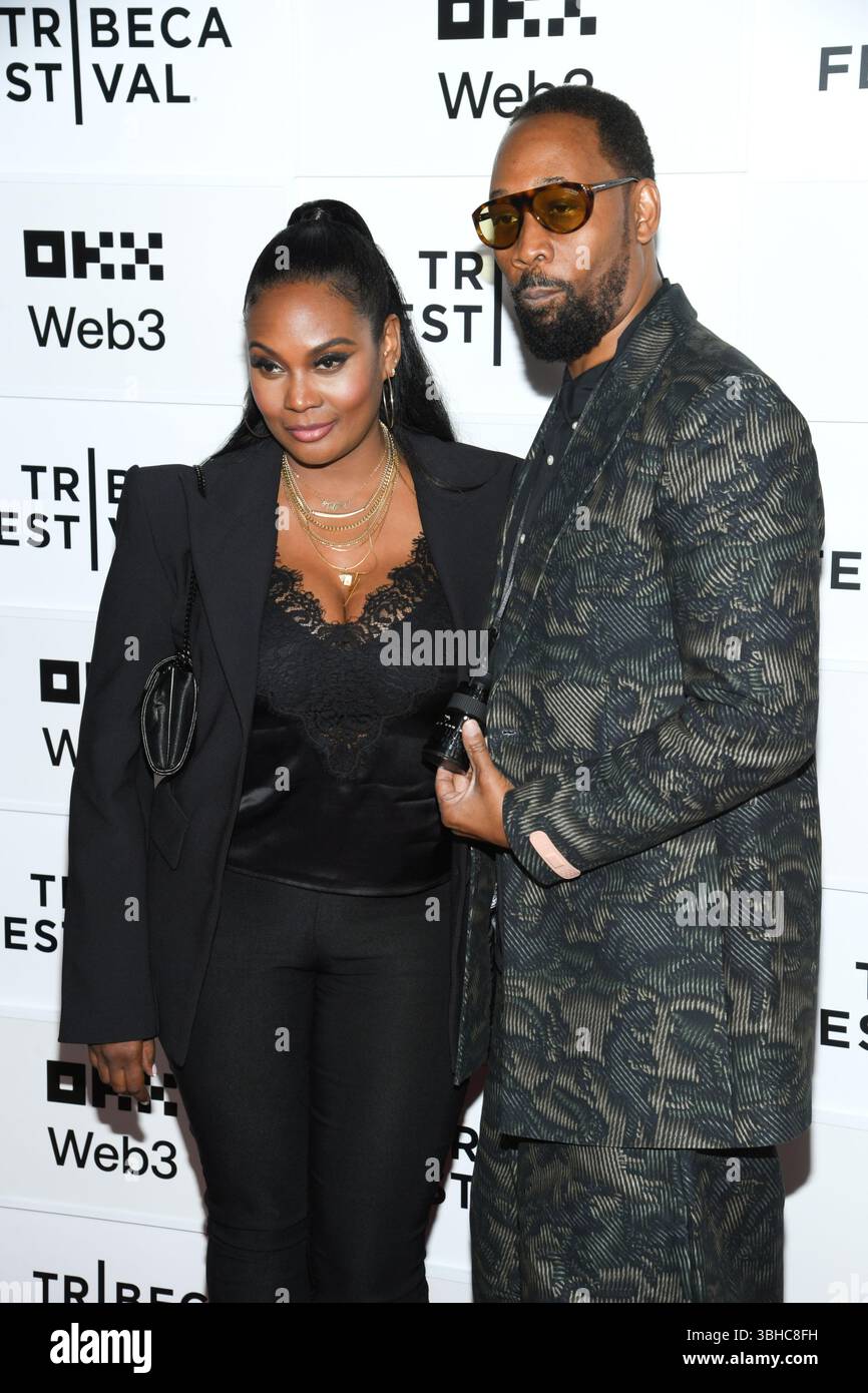 New York, USA. 08th June, 2025. Talani Rabb and Rza attend the "One ...