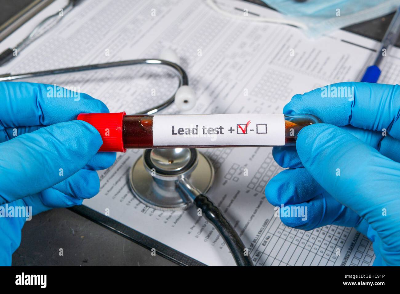 Positive lead test doctor showing hi-res stock photography and images ...