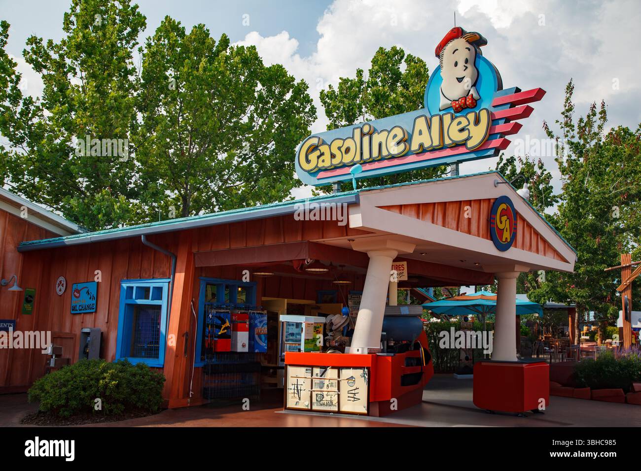 The Toon Lagoon, Island of Adventure amusement park, Universal Studios ...