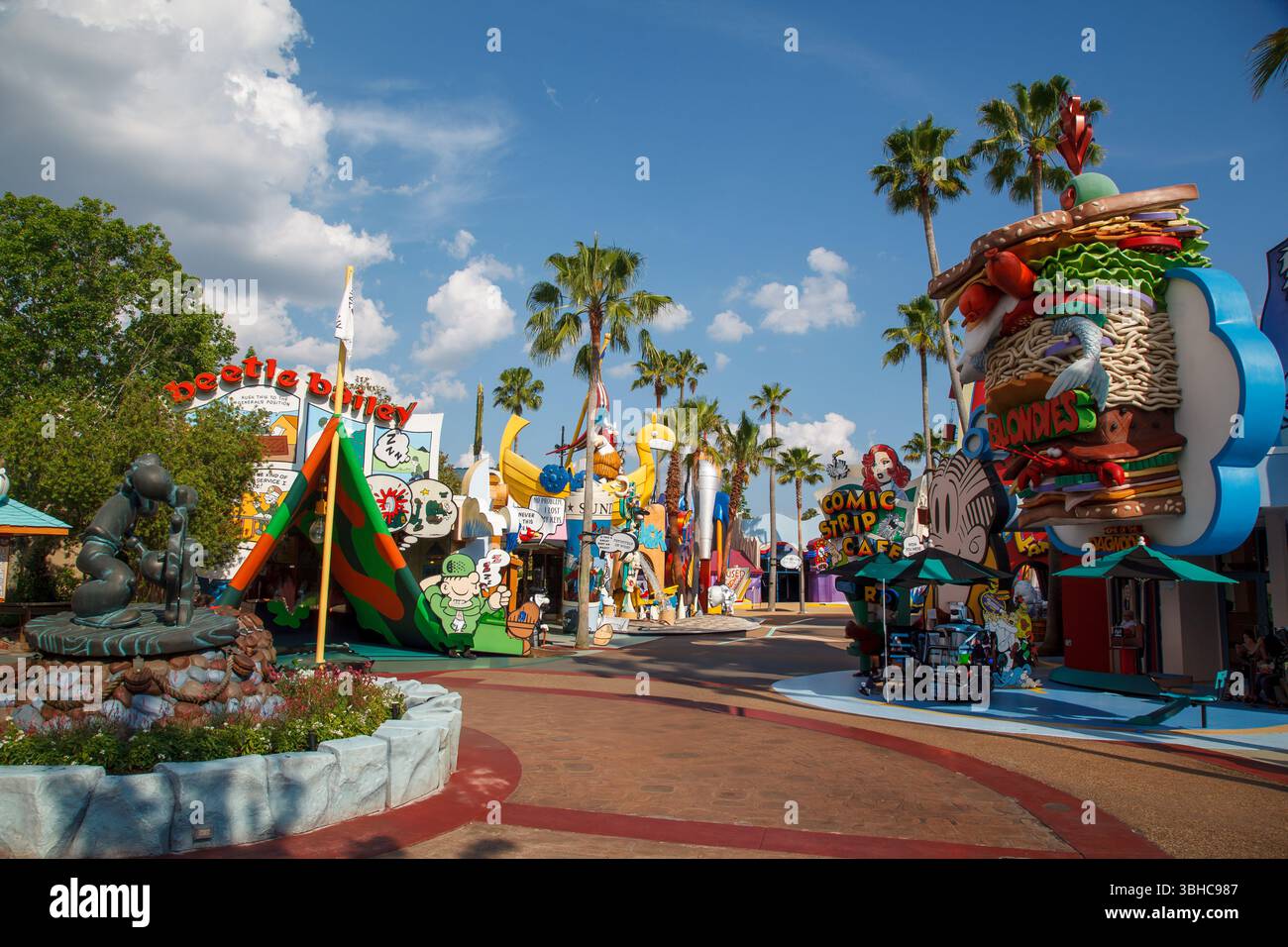 The Toon Lagoon, Island of Adventure amusement park, Universal Studios ...