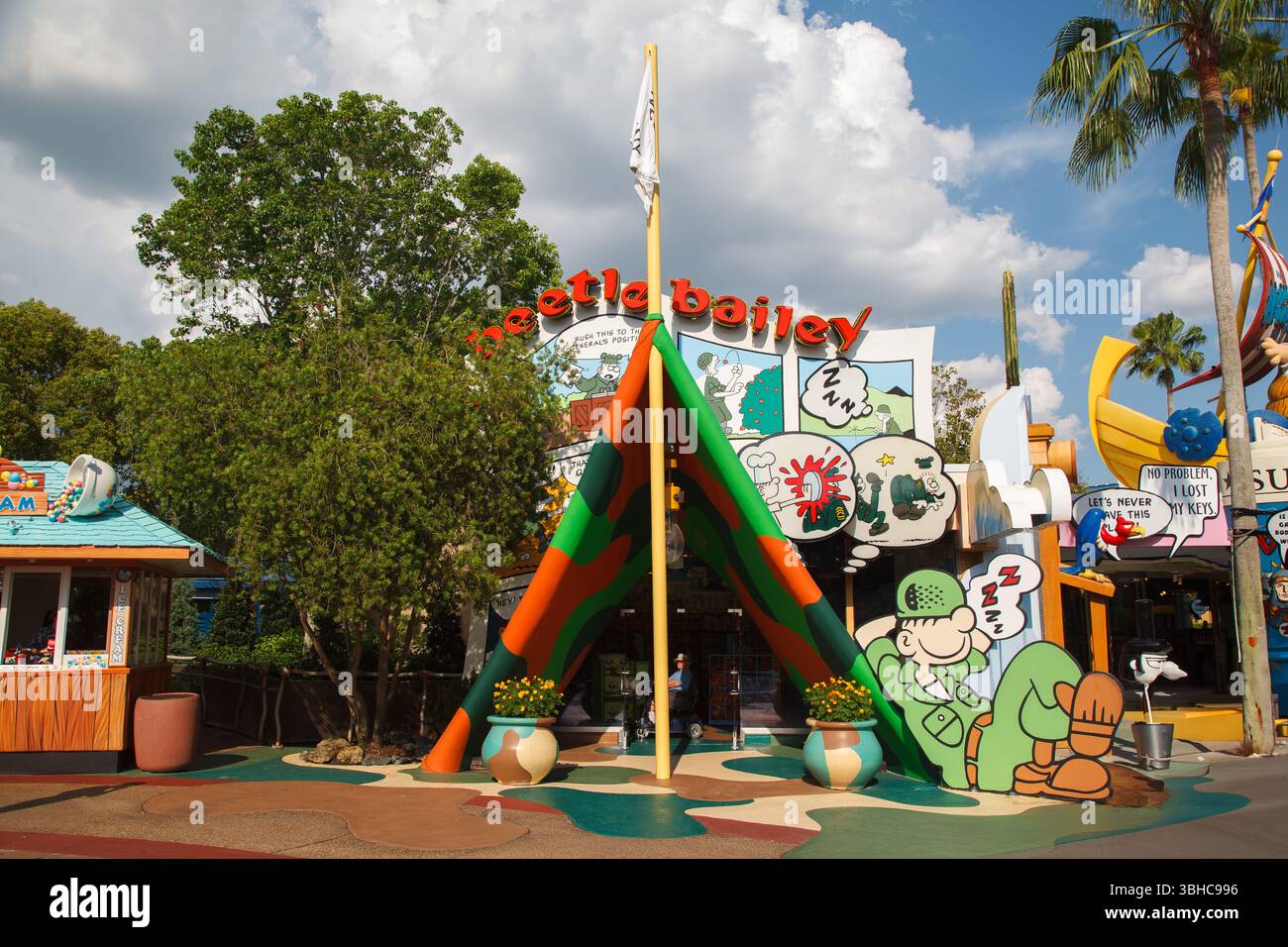 The Toon Lagoon, Island of Adventure amusement park, Universal Studios ...