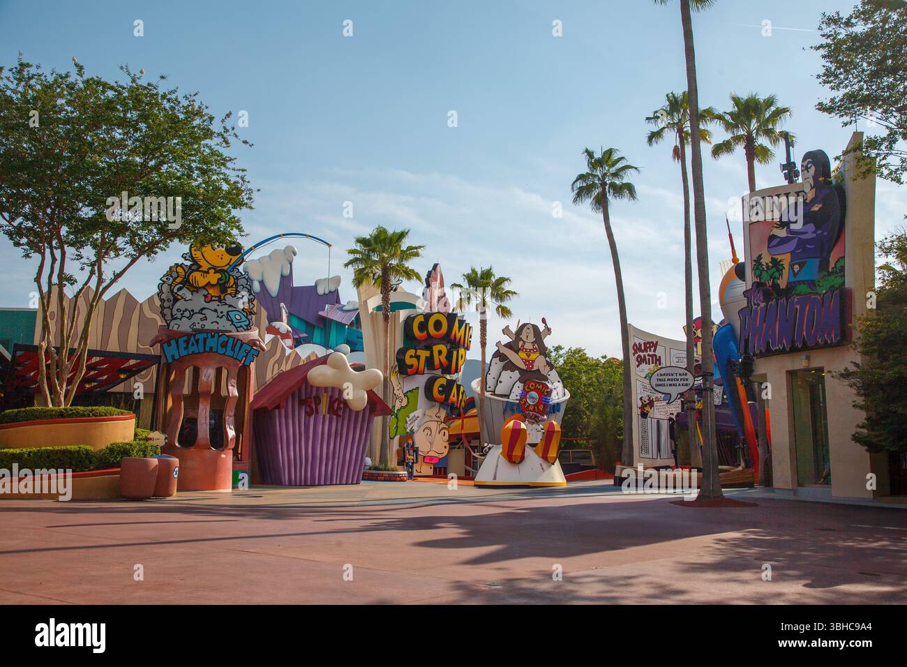 The Toon Lagoon, Island of Adventure amusement park, Universal Studios ...