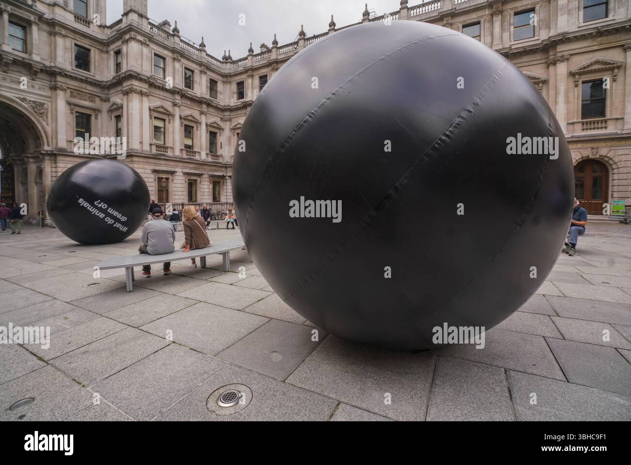 London, UK. 9 June 2025 A courtyard installationof large inflatable ...