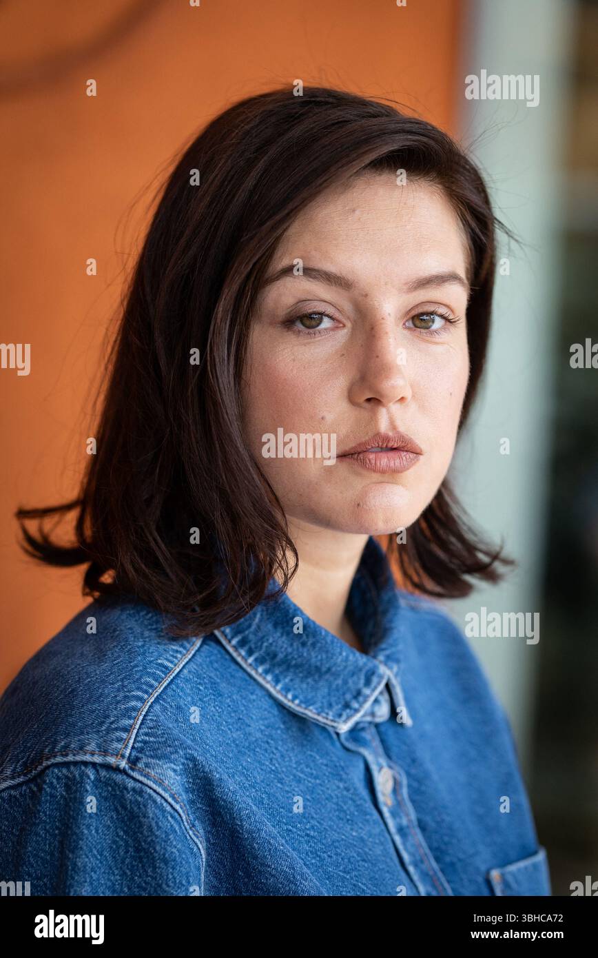 Adele Exarchopoulos at Village for Men's Final during the 2025 French ...