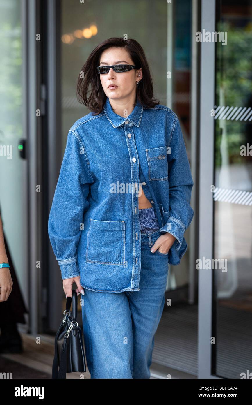 Paris, France. 08th June, 2025. Adele Exarchopoulos at Village for Men ...