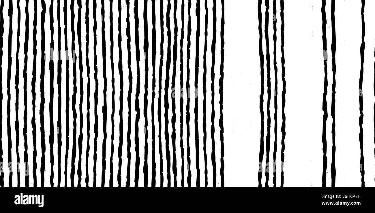 Vertical striped seamless pattern with hand drawn pencil textured ...