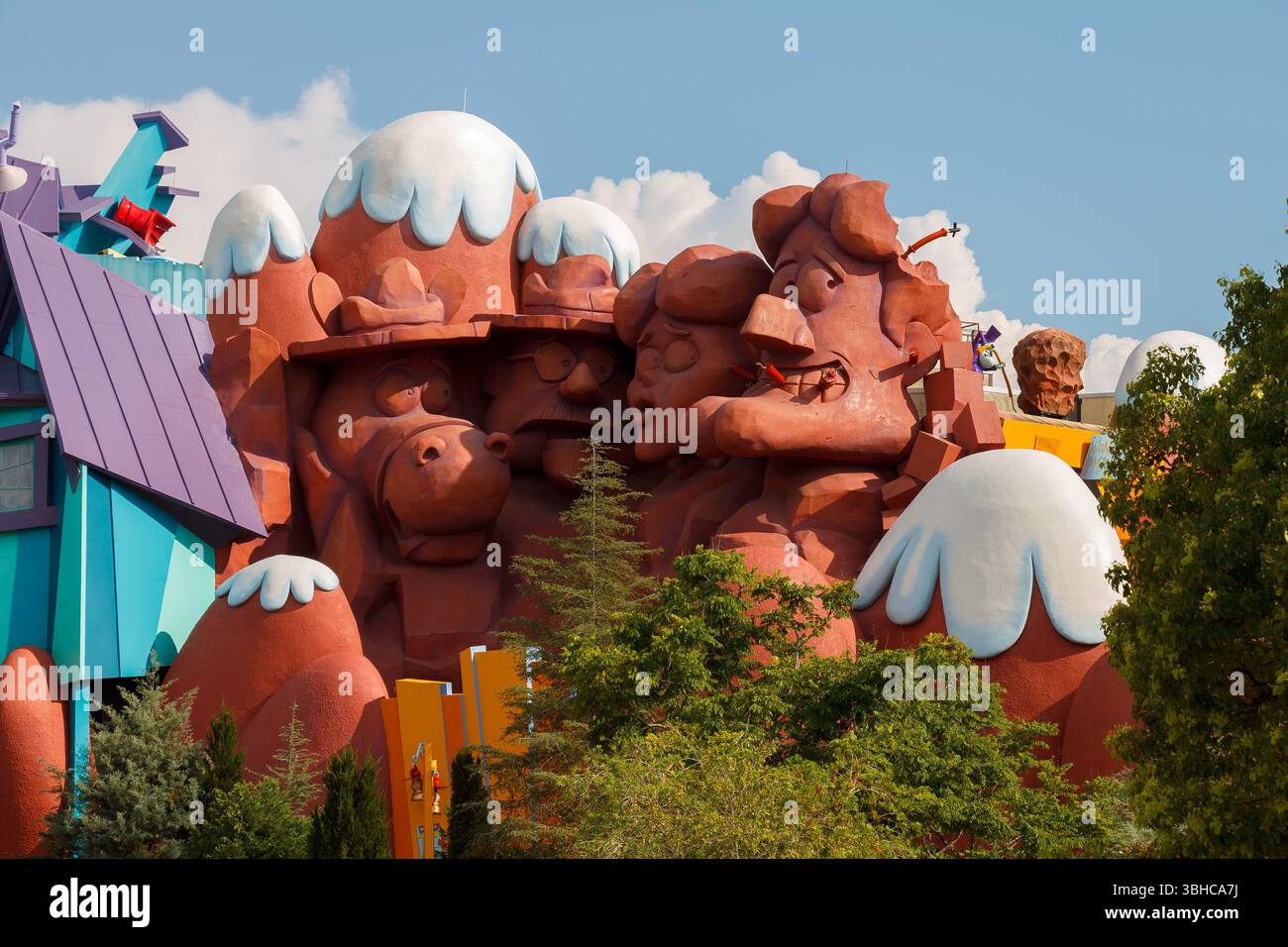 The Dudley Do-Right's Ripsaw Falls, Island of Adventure amusement park ...