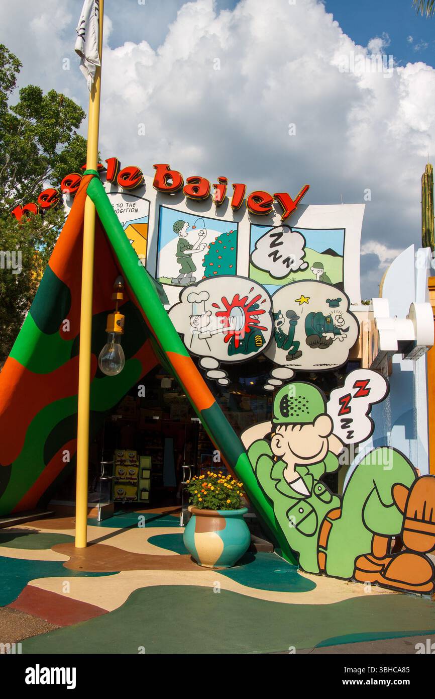 The Toon Lagoon, Island of Adventure amusement park, Universal Studios ...