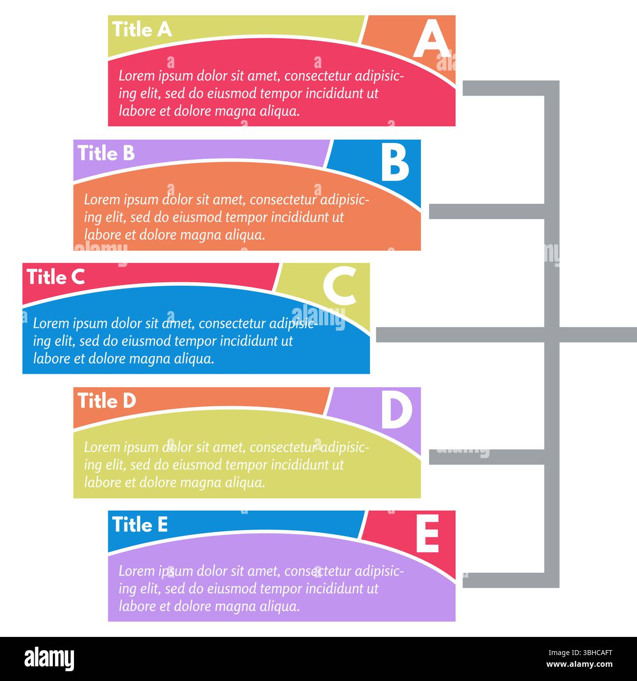 Five steps infographic design elements. Step by step infographic design ...