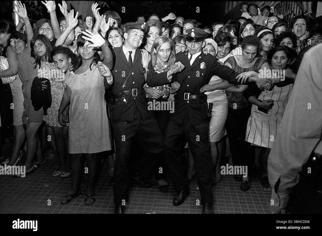 Argentine pop singer and film director Palito Ortega´ fans await at the ...