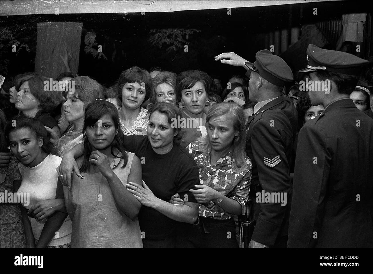 Argentine pop singer and film director Palito Ortega´ fans await at the ...