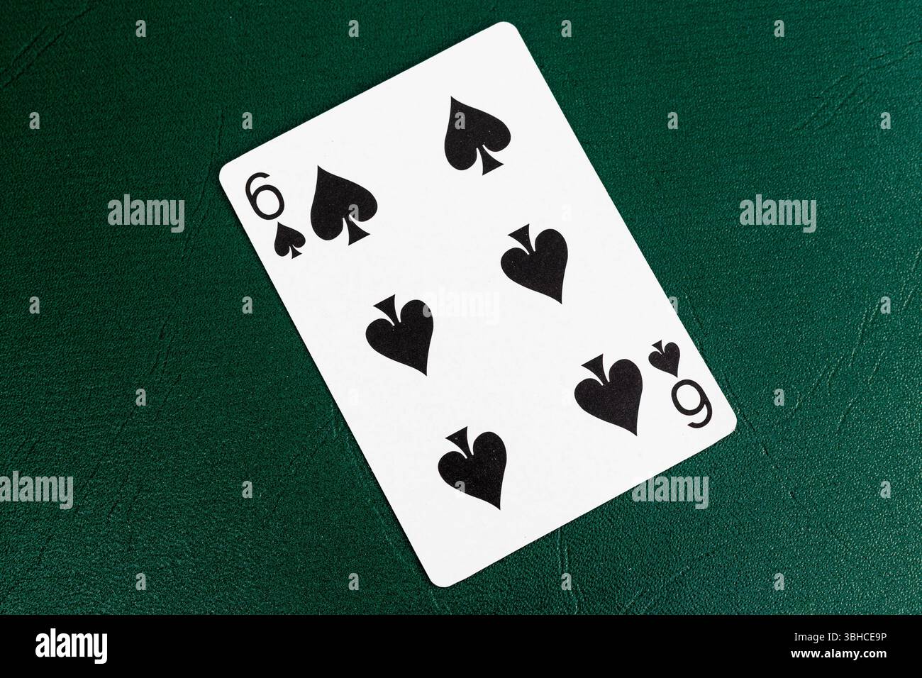 6 of spades playing card hi-res stock photography and images - Alamy