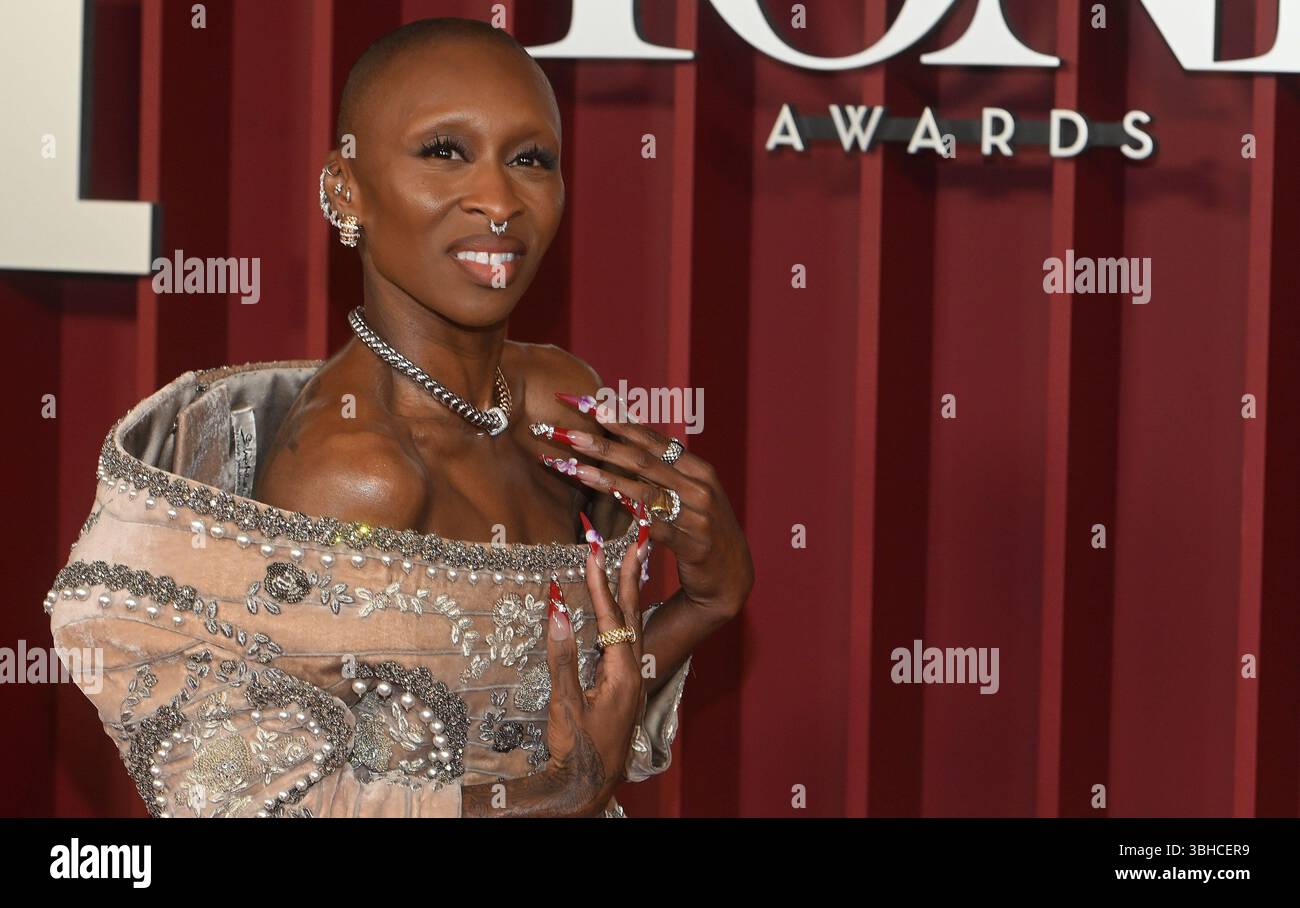 Cynthia Erivo attends The 78th Annual Tony Awards at Radio City Music ...