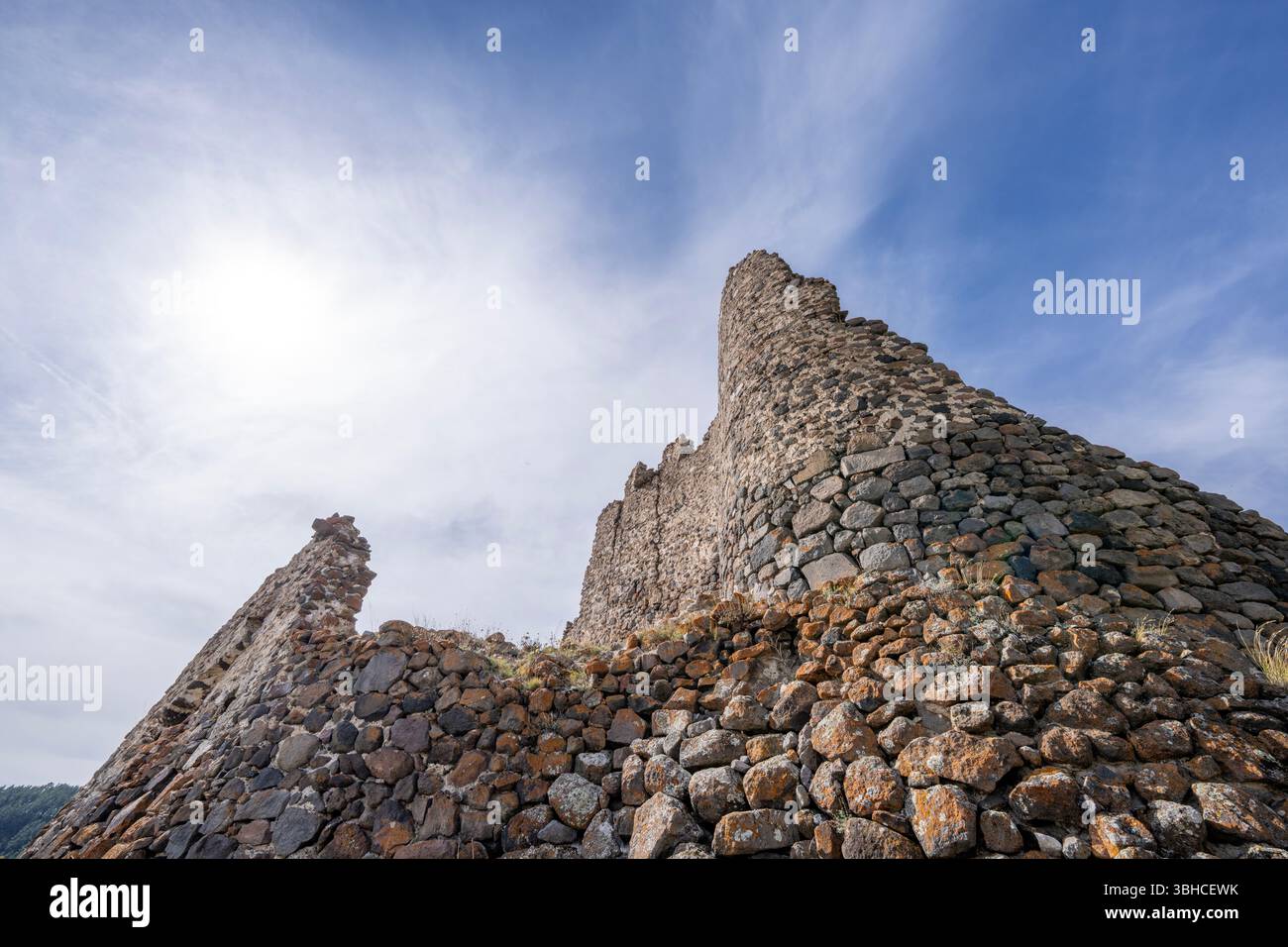Kinzi Castle or Kindzi Castle in the Middle Ages in the Ardahan, in the ...