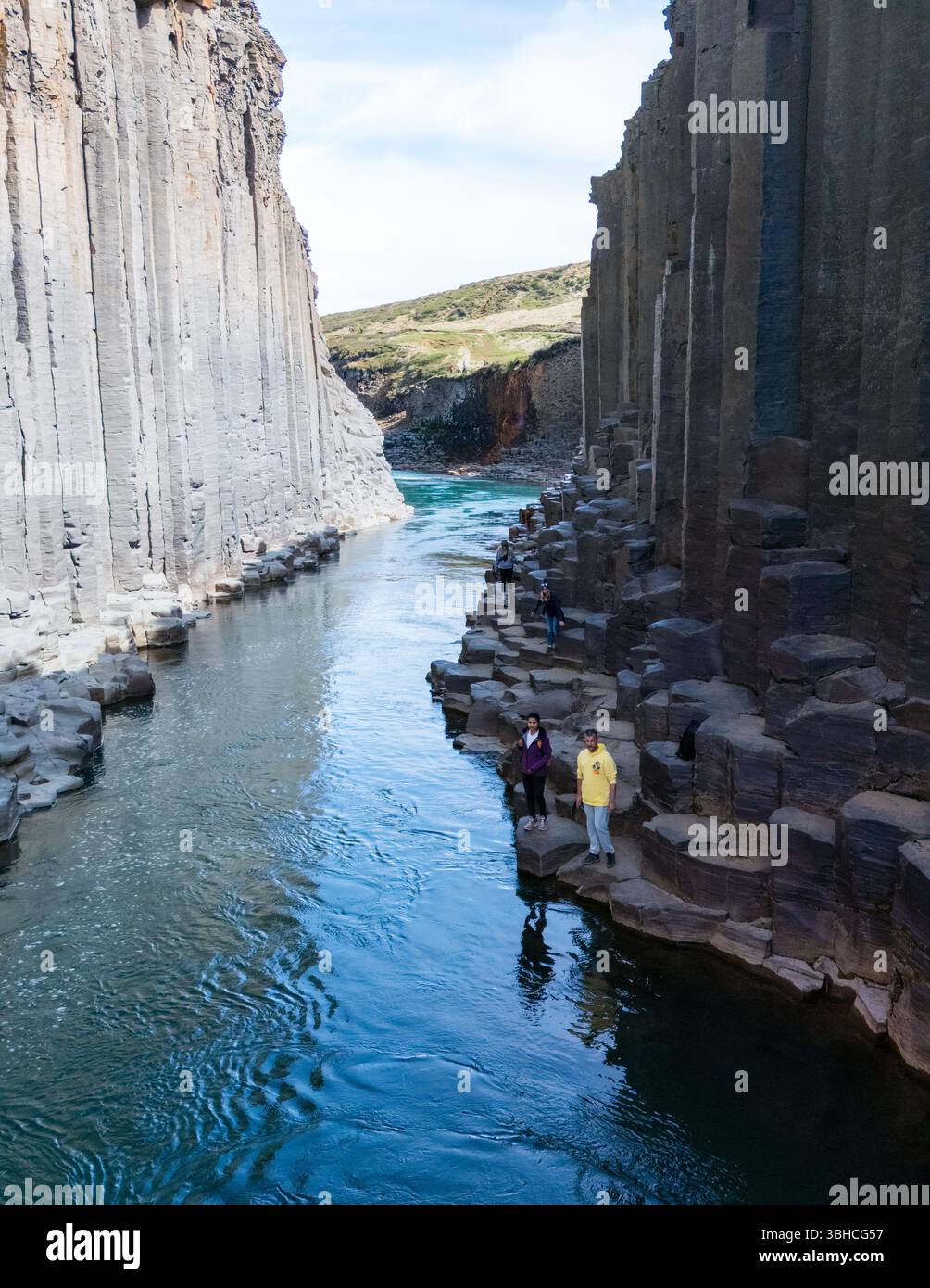 Discover the awe-inspiring beauty of Studlagil Canyon in Iceland, where ...