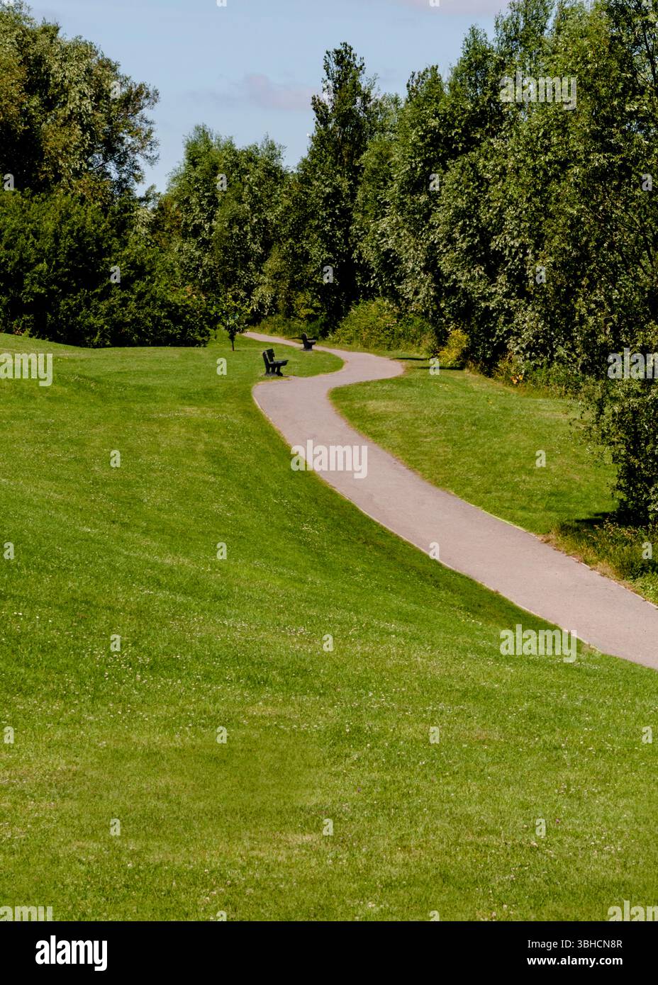 Visitors stroll along lush hi-res stock photography and images - Alamy