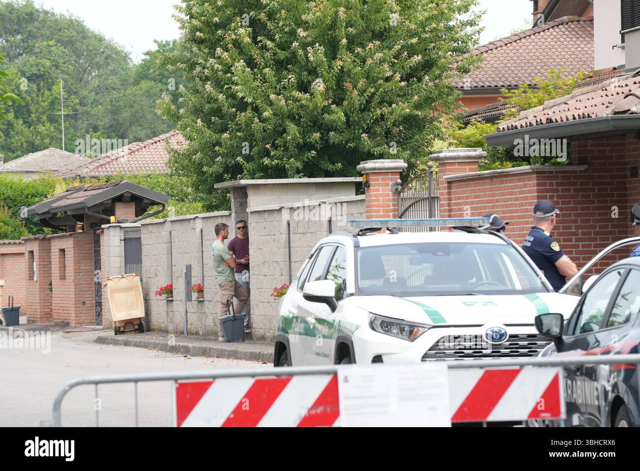 Garlasco, Italy. 09th June, 2025. Garlasco, the RIS return to the villa ...