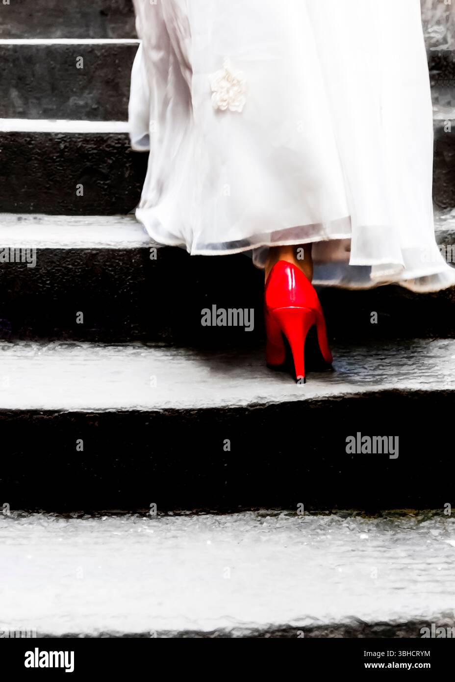Heels in a staircase hi-res stock photography and images - Alamy
