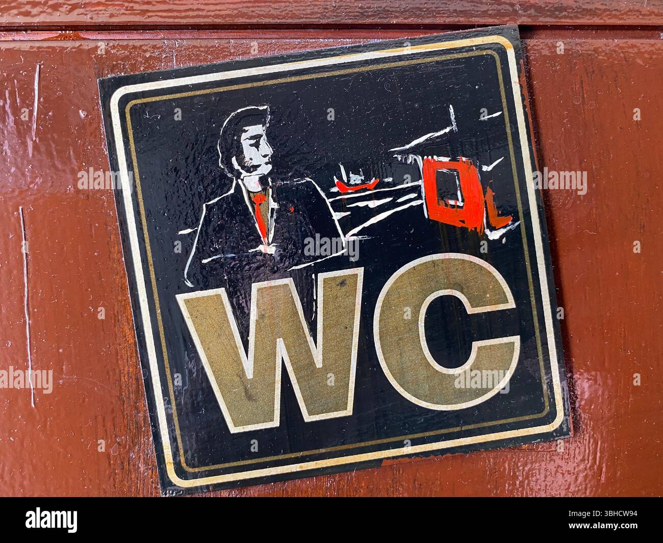 vintage-wc-sign-greece-stock-photo-alamy