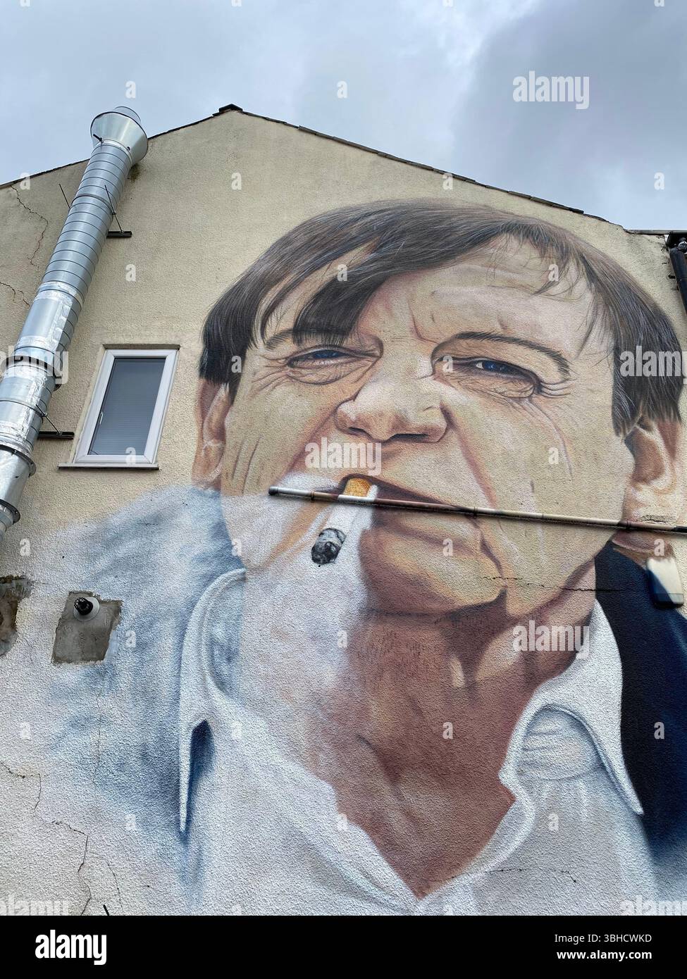 Mural of Mark Smith The Fall Prestwich Manchester Stock Photo - Alamy