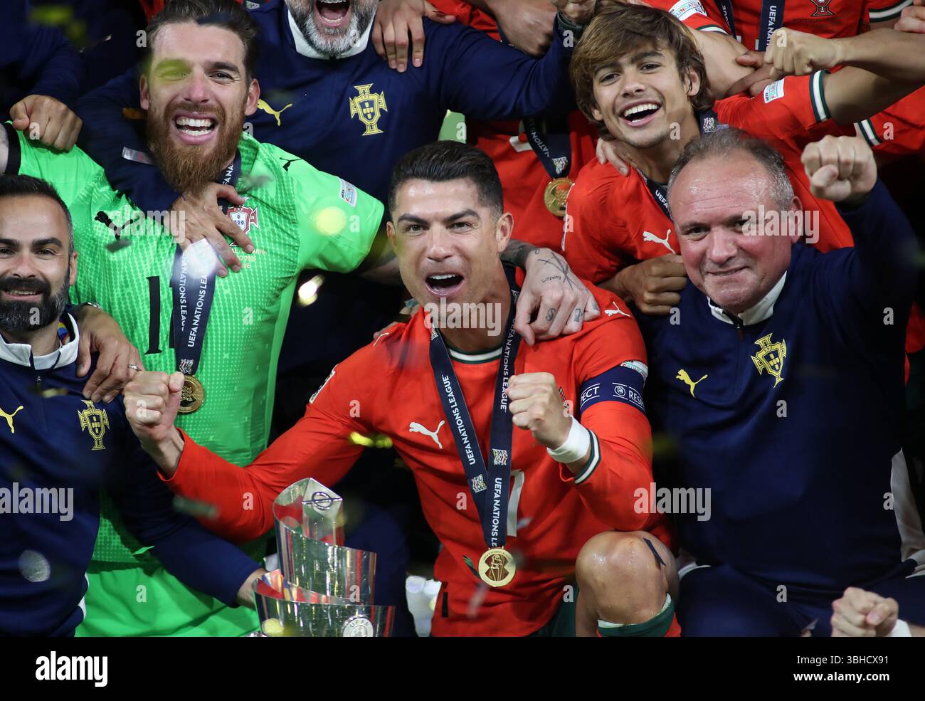 Fussball, Herren, Saison 2024/2025, Portugal - Spanien, UEFA Nations League, Finale, Allianz ...