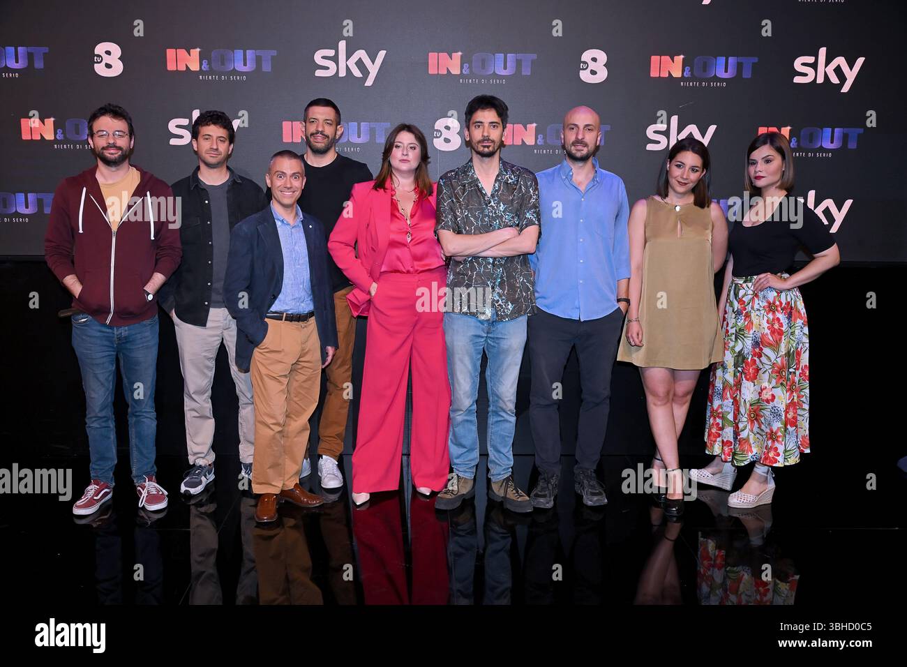 Milan, Italy. 09th June, 2025. Milan, Photocall TV Show "In & Out ...