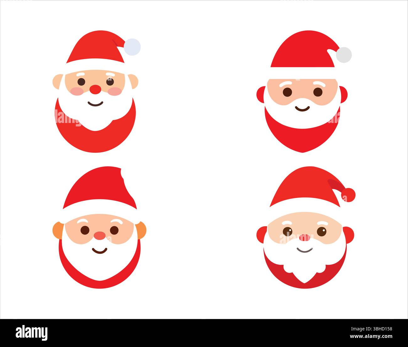 Santa illustrations Stock Vector Images - Alamy