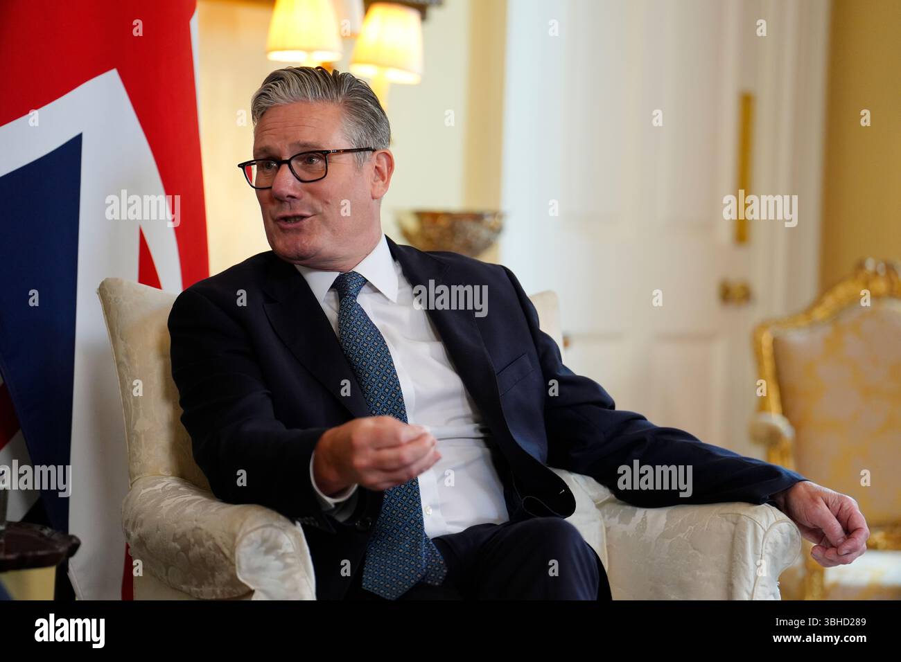 Prime Minister Sir Keir Starmer and Nato Secretary General Mark Rutte ...