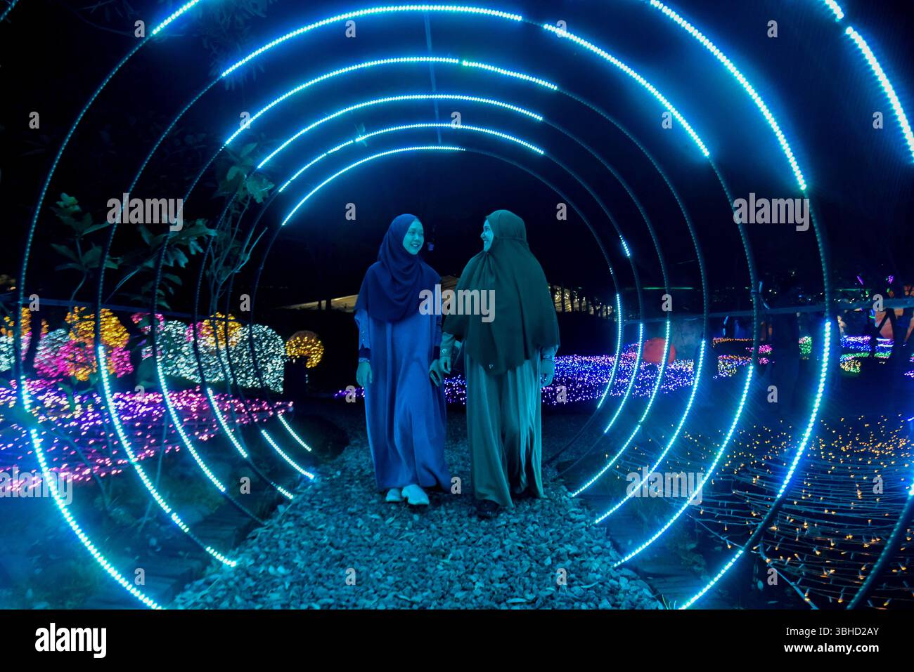 June 9, 2025, Bandung, West Java, Indonesia: People visit the Galactic ...