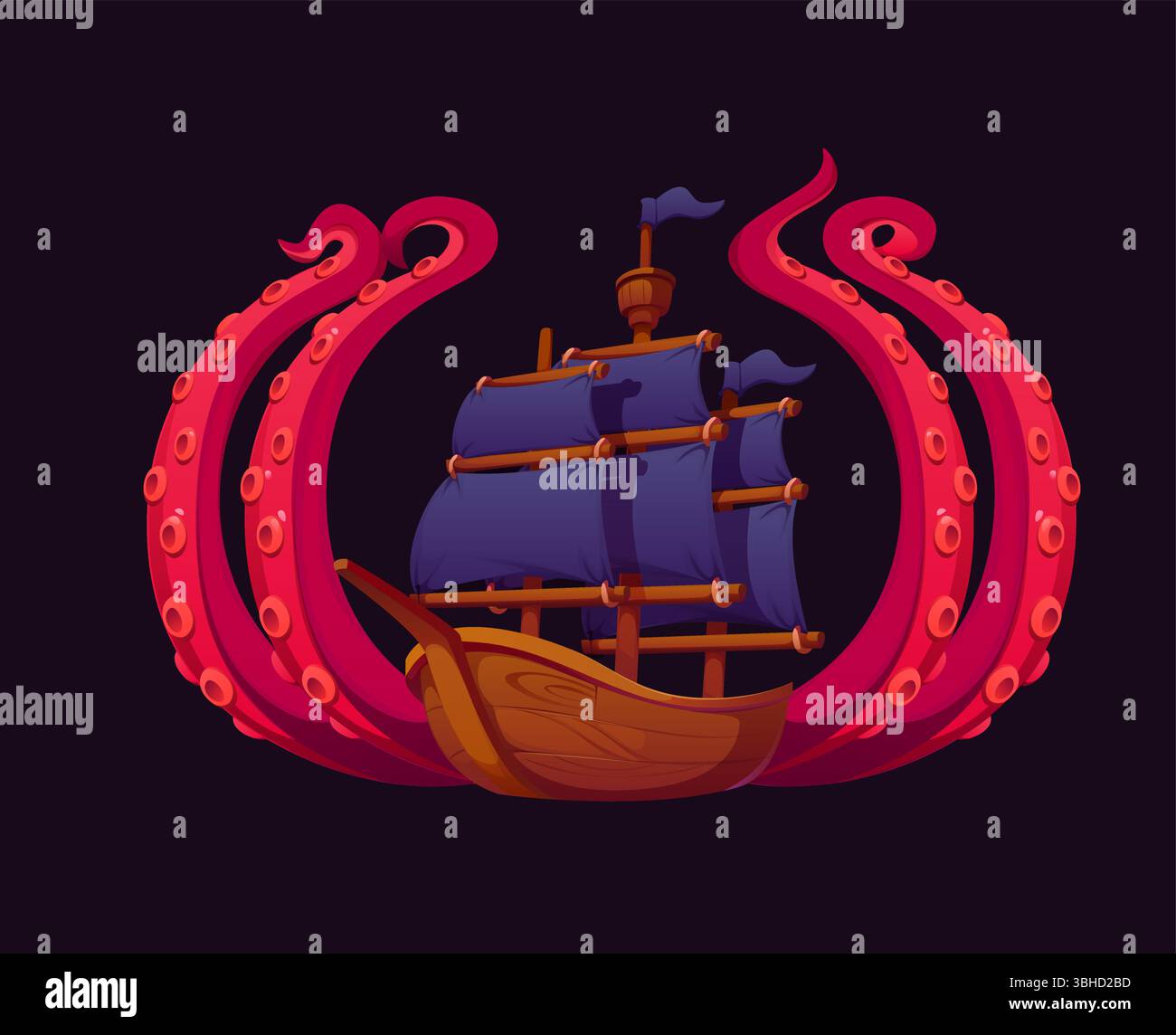 Cursed ship Stock Vector Images - Alamy
