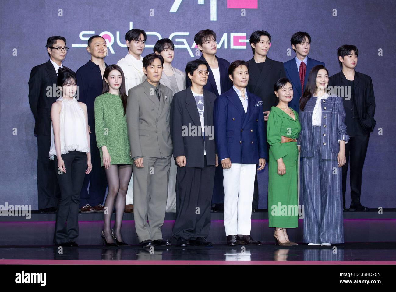 Seoul, South Korea. 9th June, 2025. (Front row L-R) South Korean actors ...