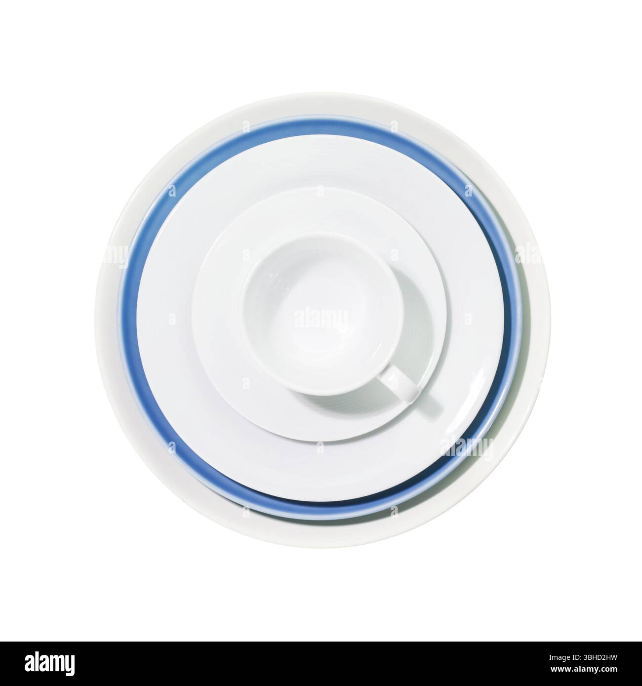 Blue and white porcelain dish Cut Out Stock Images & Pictures - Alamy