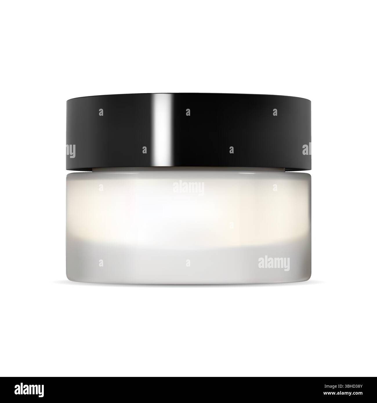 Cosmetic cream container, beauty product blank. Face cream jar with ...