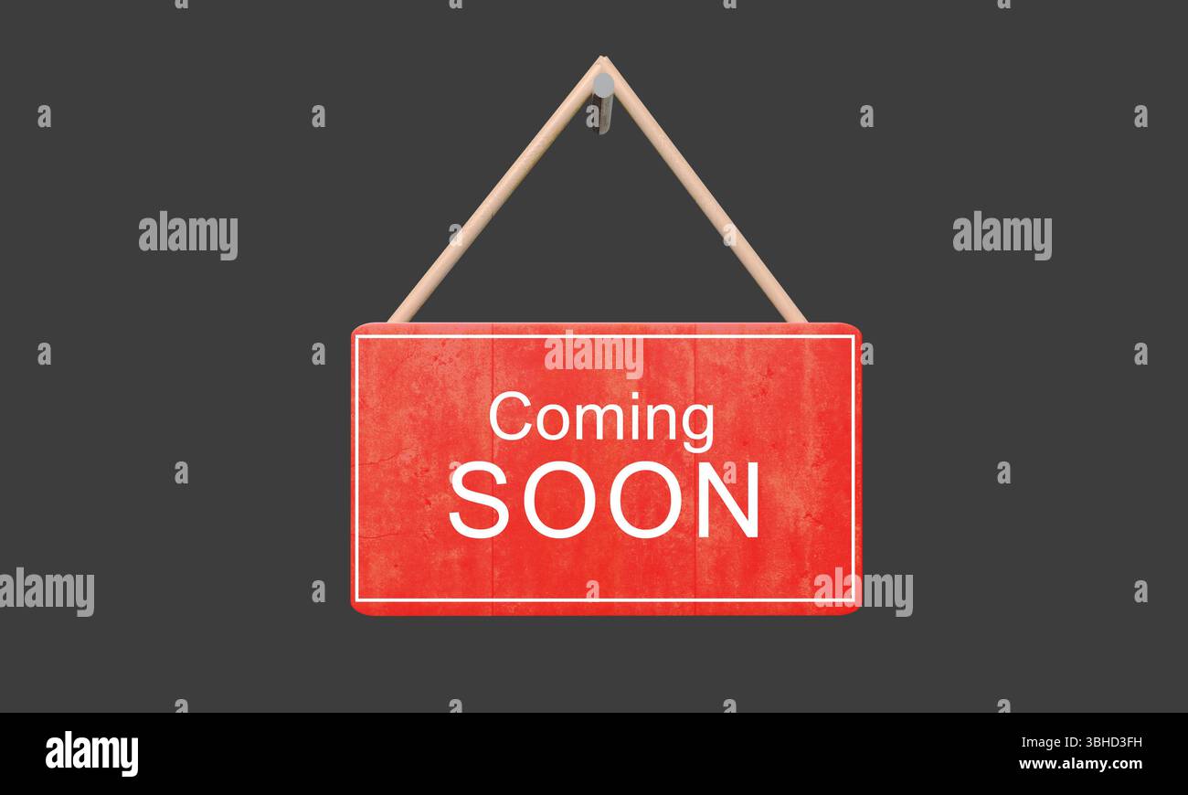 Coming soon text font calligraphy hand written lettering script red ...