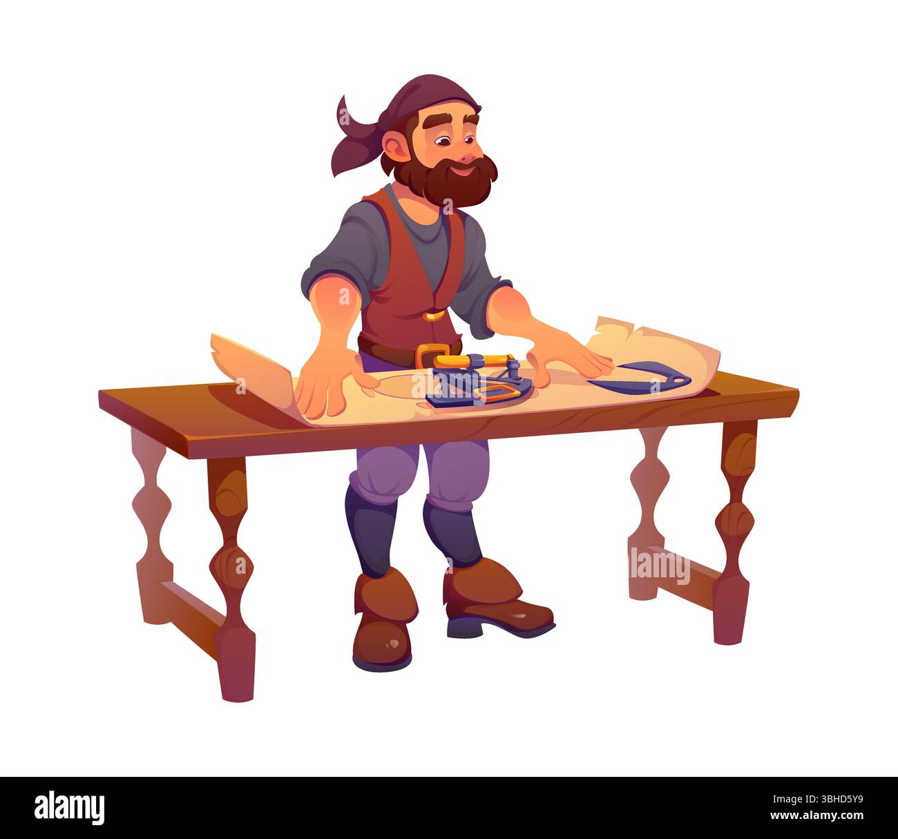 Plotting table Stock Vector Images - Alamy