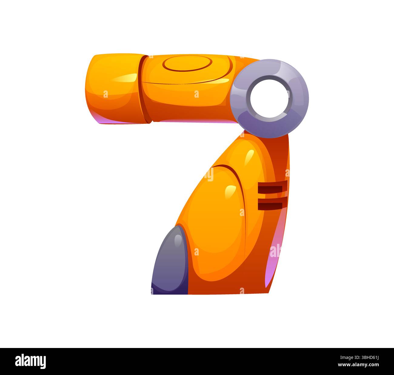 Robot font, cyborg machine robotic hand gear for engineering type ...