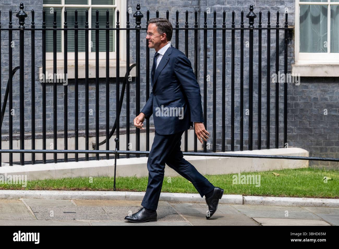 London, UK. 9 June 2025. NATO Secretary General, Mark Rutte, arrives in ...