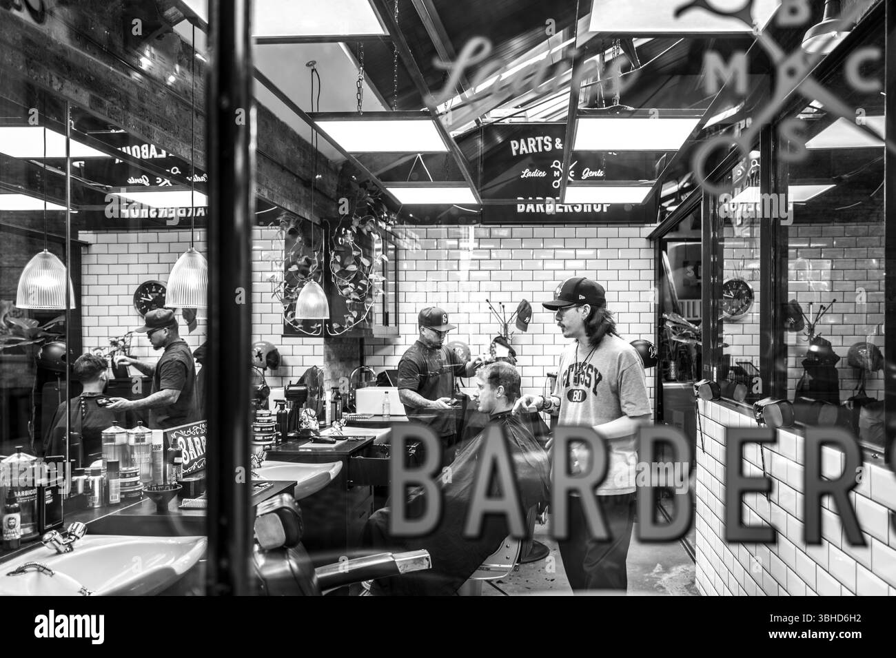 Motorcycle racers Black and White Stock Photos & Images - Alamy