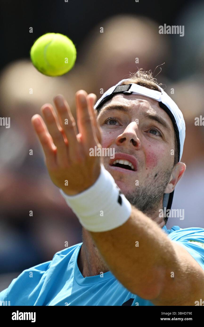 09 June 2025, Baden-Württemberg, Stuttgart: Tennis: ATP Tour ...