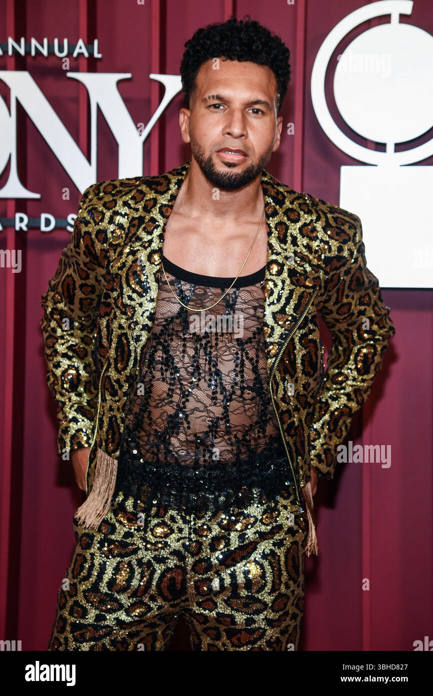 New York, USA. 08th June, 2025. Sydney James Harcourt walking on the ...