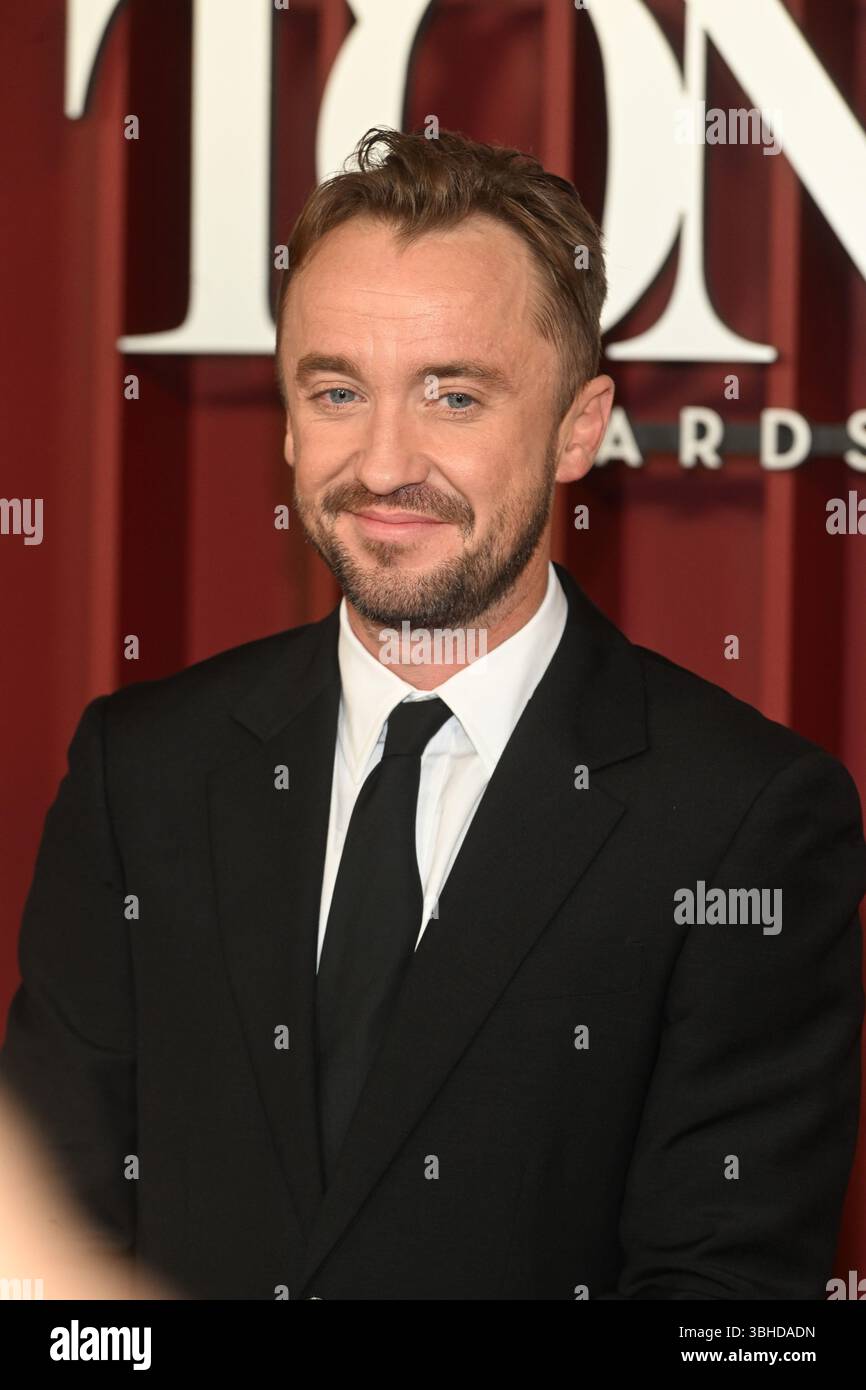 Tom Felton attends The 78th Annual Tony Awards at Radio City Music Hall ...