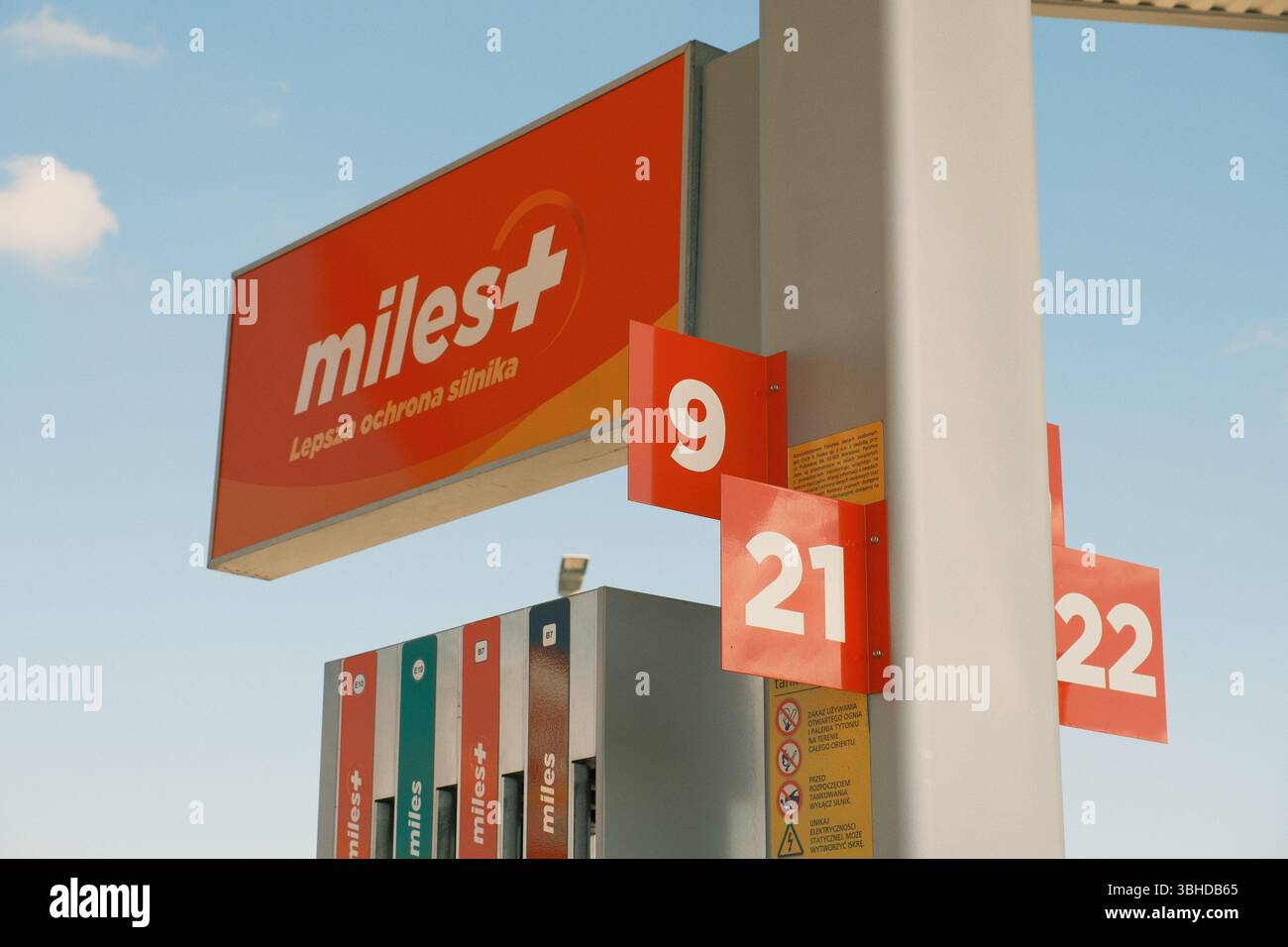 Pump number signs hi-res stock photography and images - Alamy