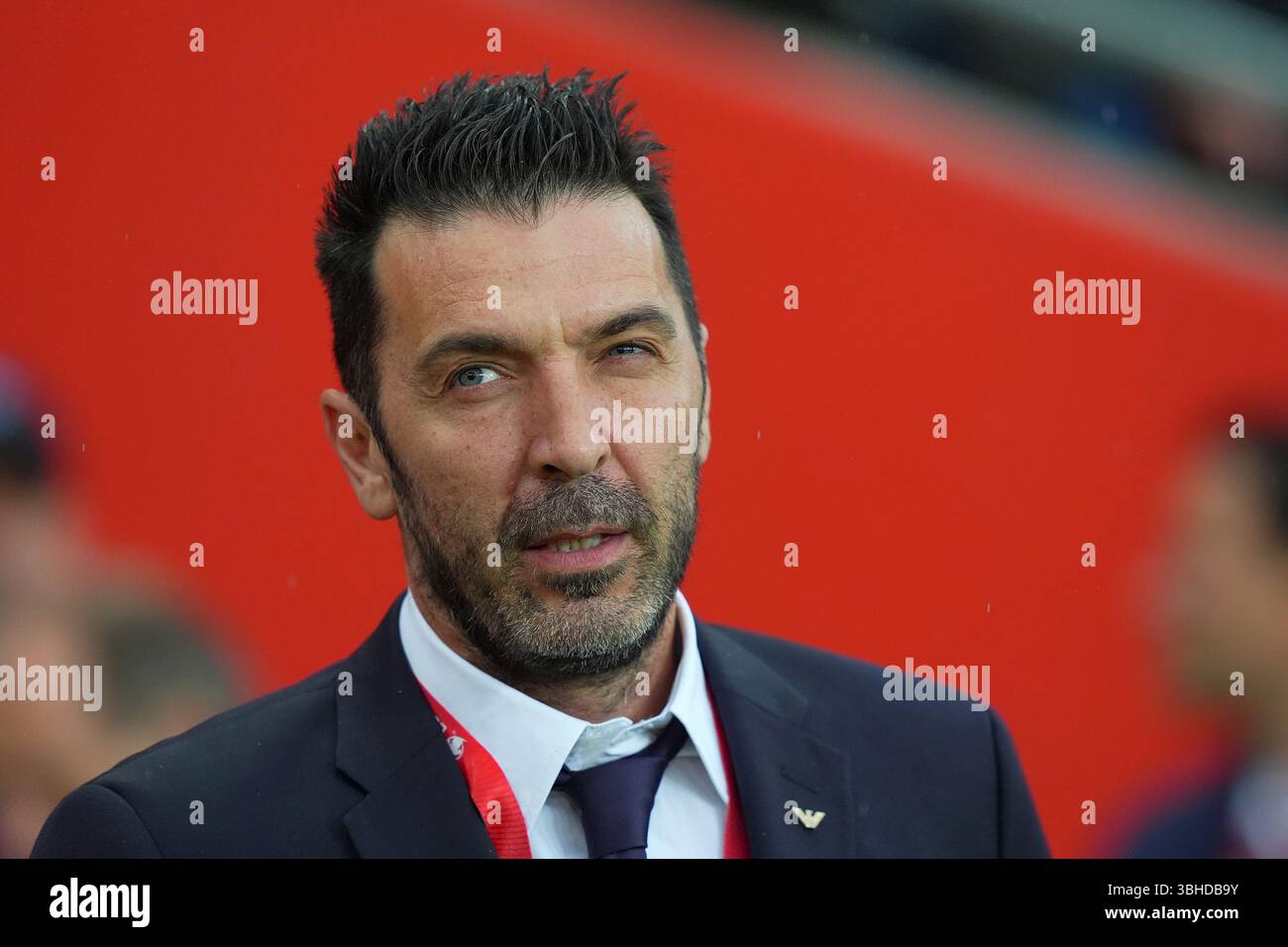 Italy's Gianluigi Buffon during the 2026 World Cup qualifiers soccer ...