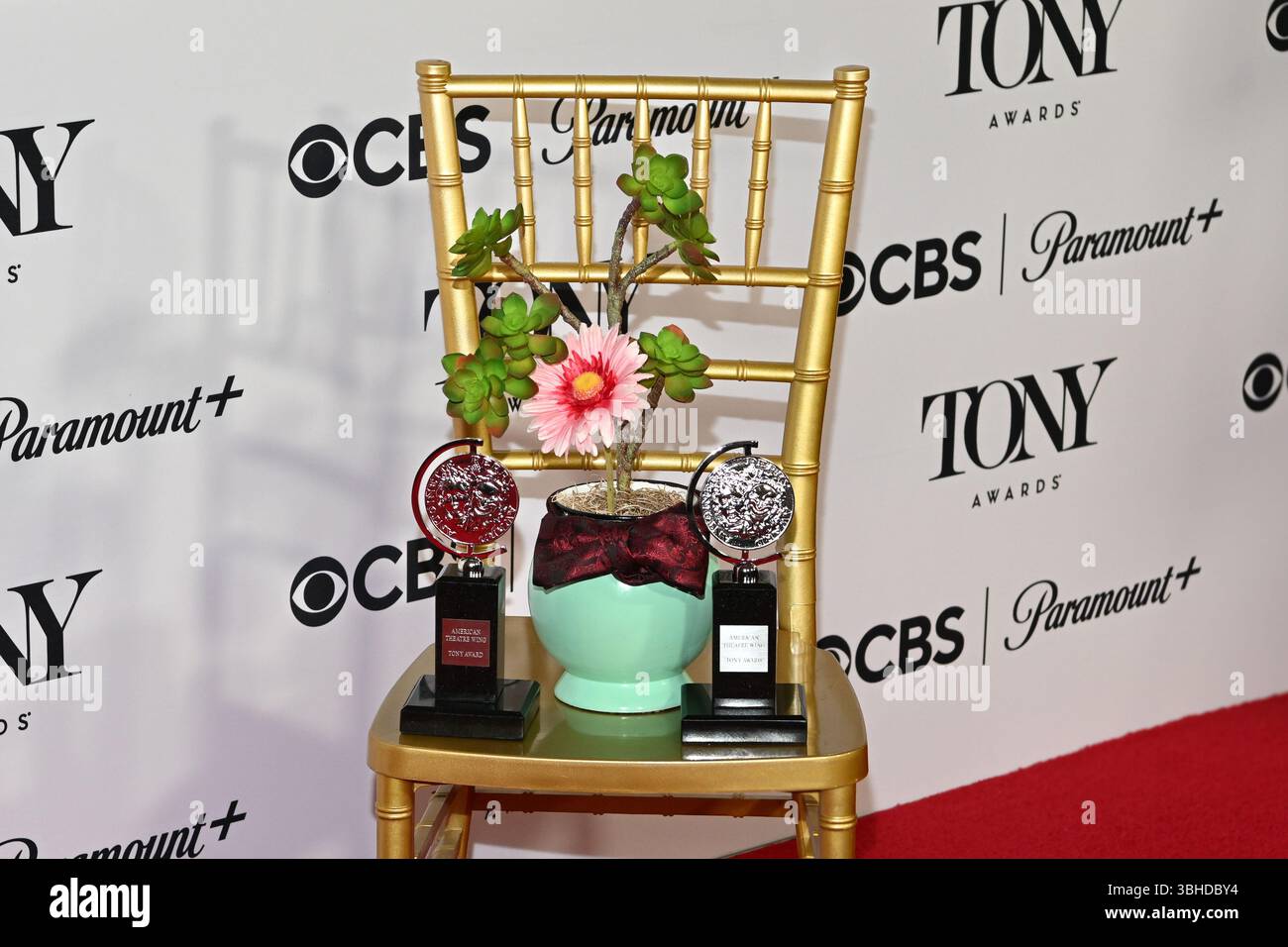 A view of a prop from "Maybe Happy Ending" in The 78th Annual Tony ...