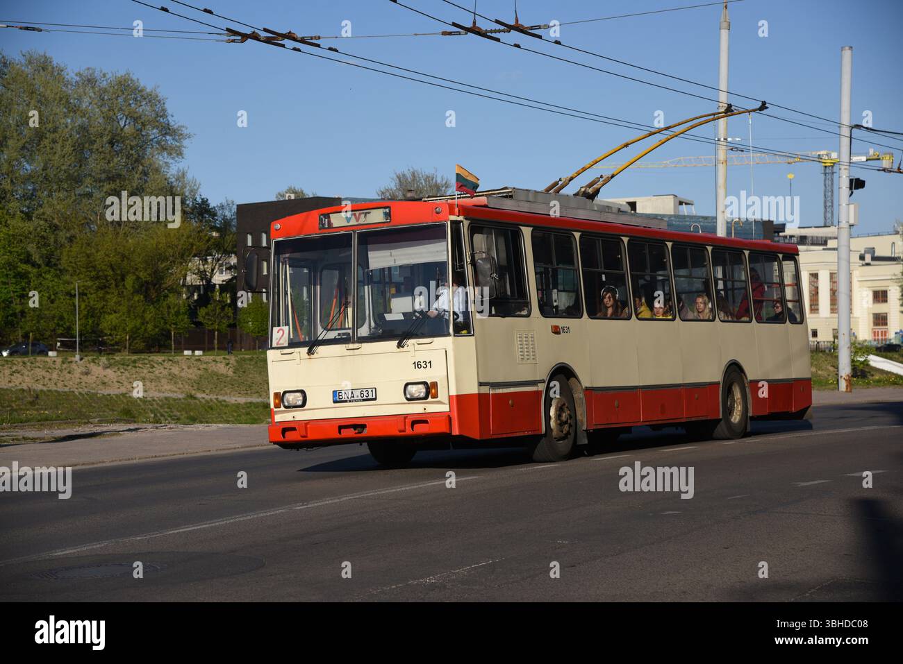 Skoda 14Tr trolleybus Stock Photo - Alamy